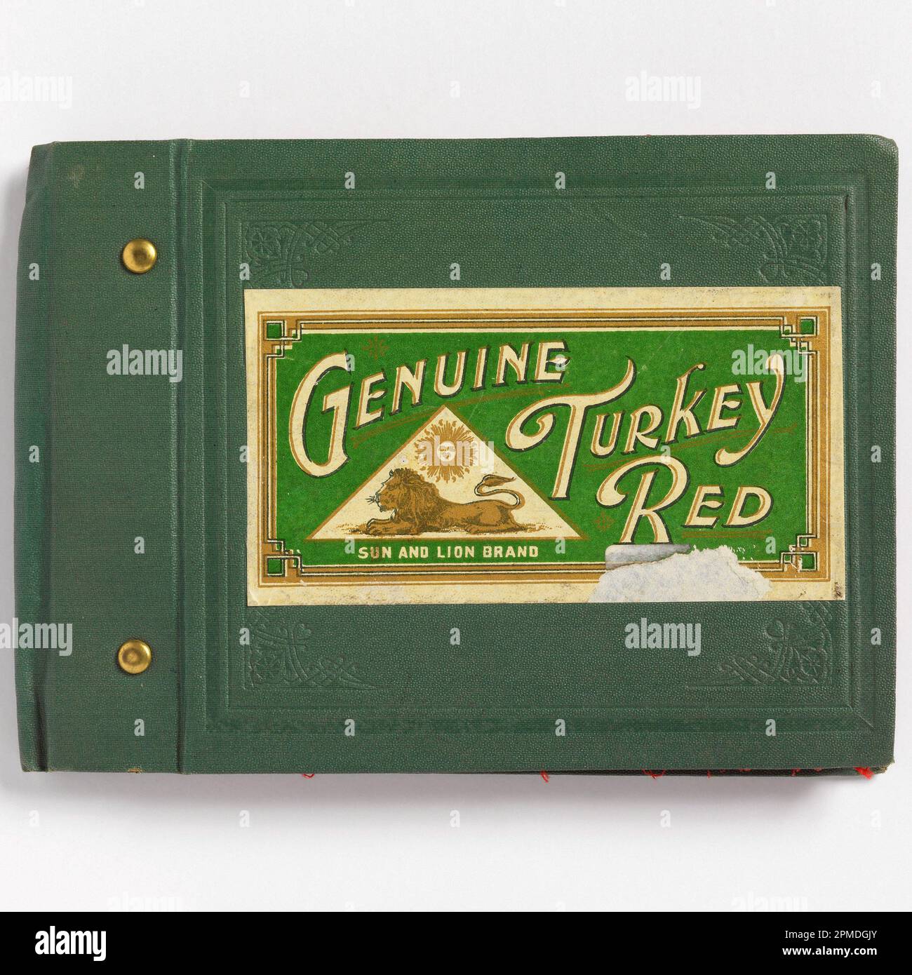 Sample Book, Genuine Turkey Red; Made for Sun and Lion Brand; England ...