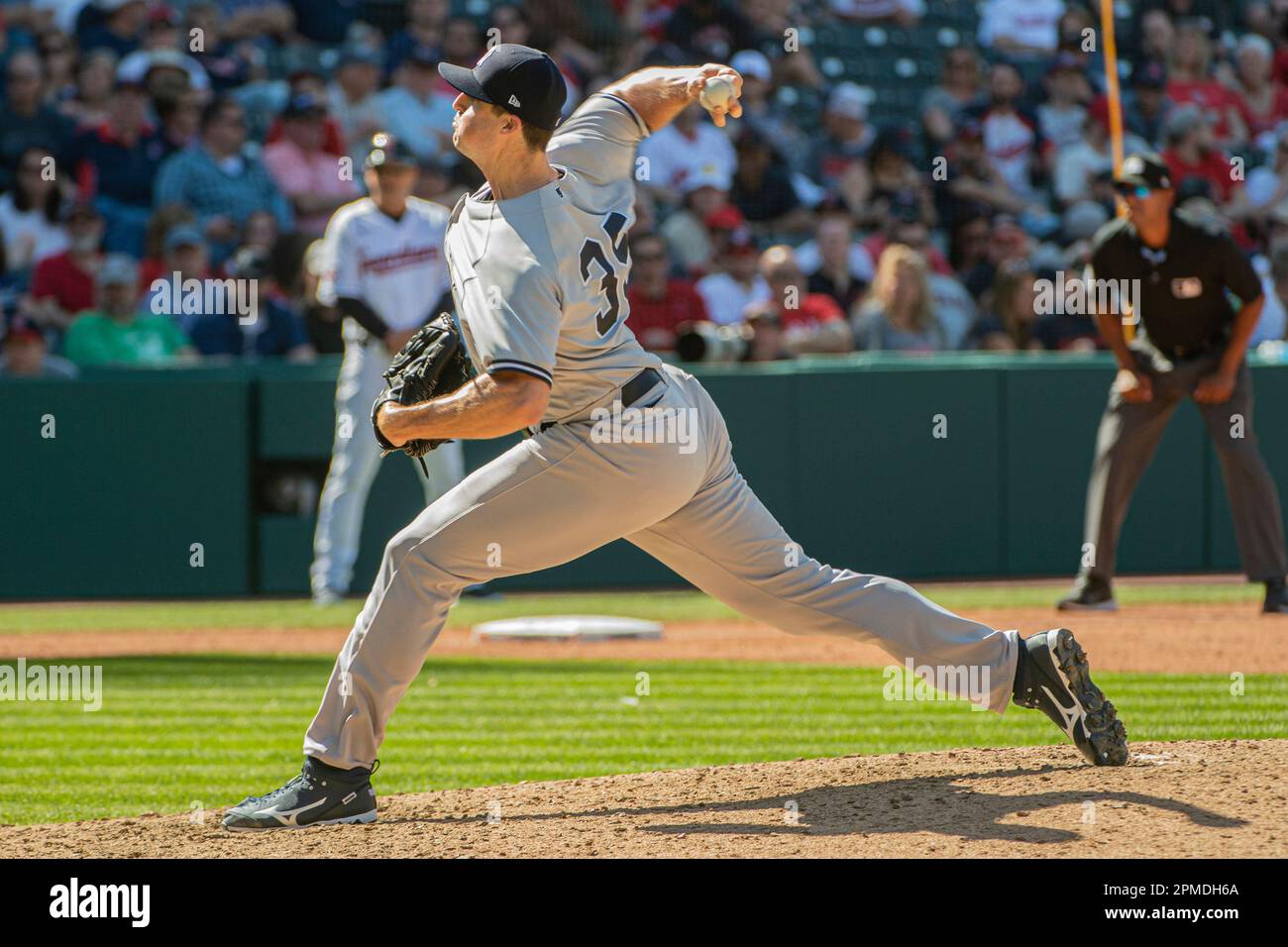 New York Yankees relief pitcher Clay Holmes delivers against the ...