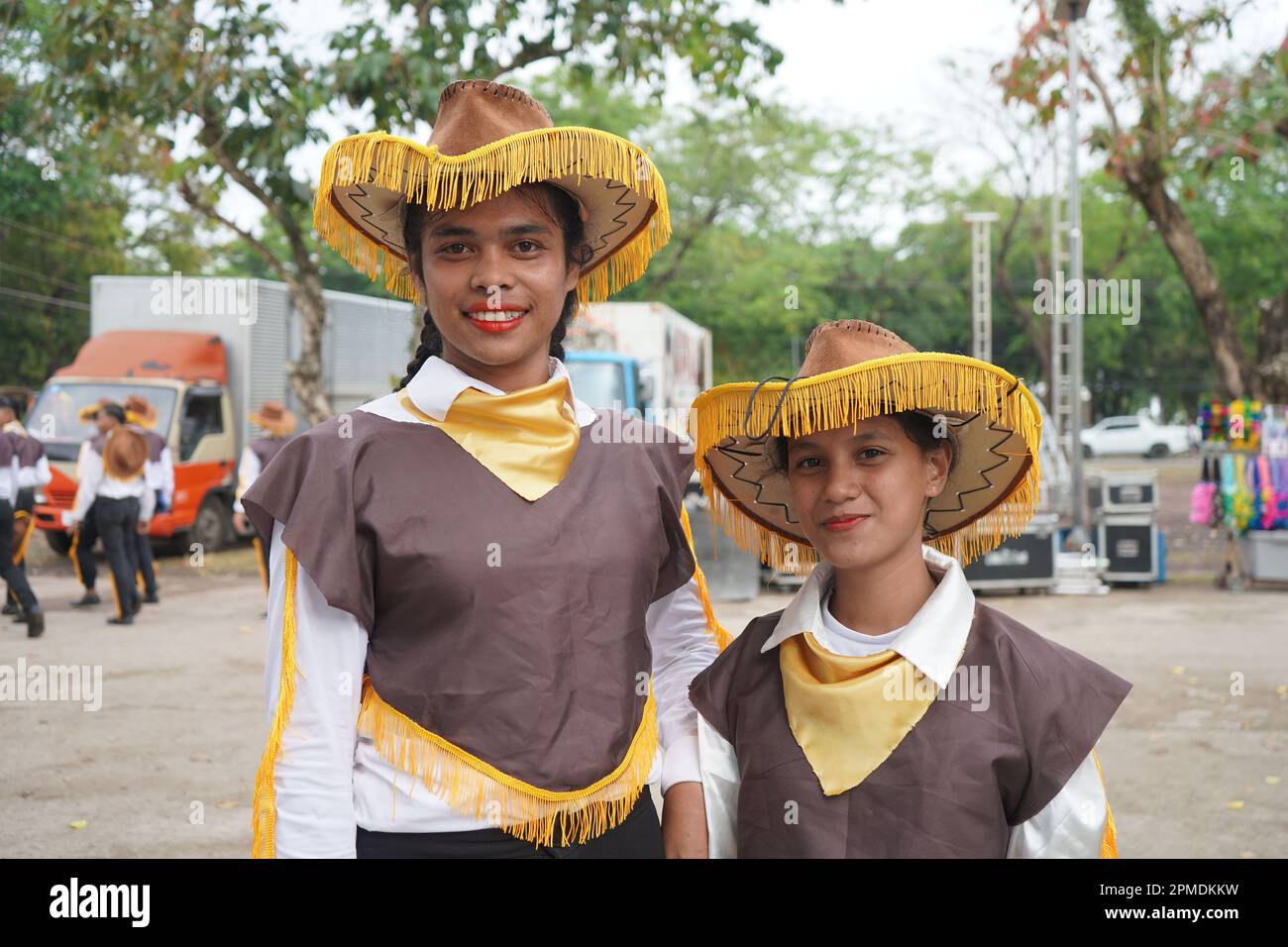 Masbate City, Philippines. 12th April, 2023. Participants of the rodeo ...