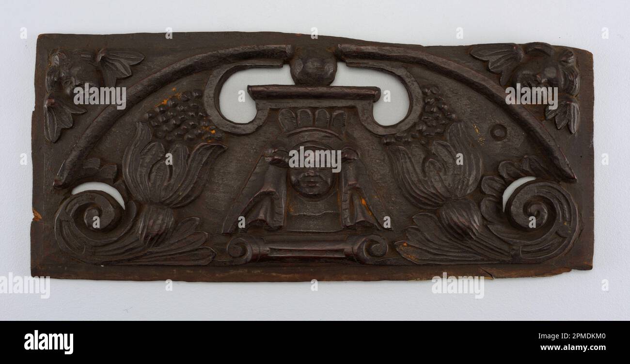 Panel (Dutch or Flemish), early 18th century; oak, carved Stock Photo ...