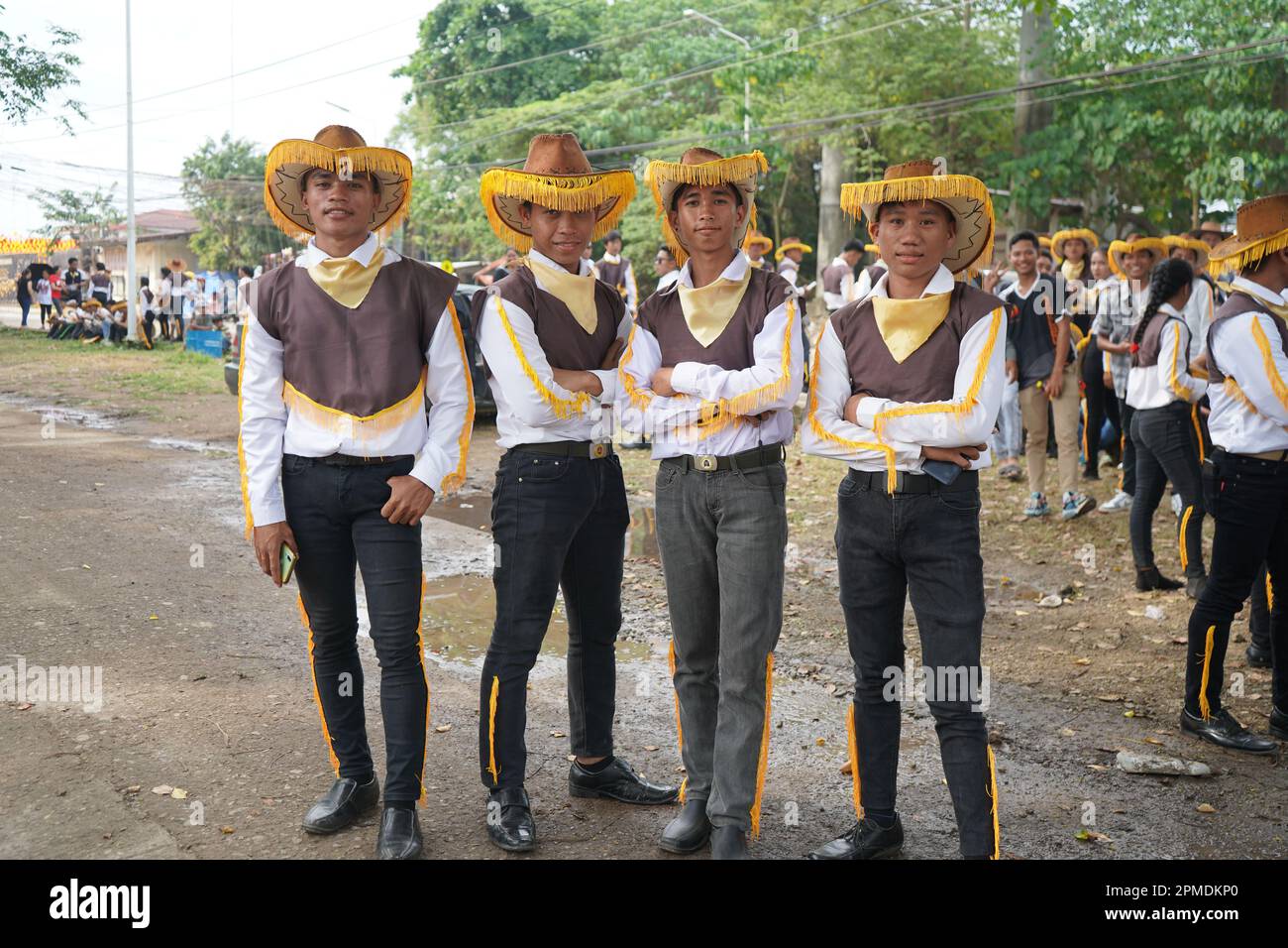 Masbate City, Philippines. 12th April, 2023. Participants of the rodeo ...