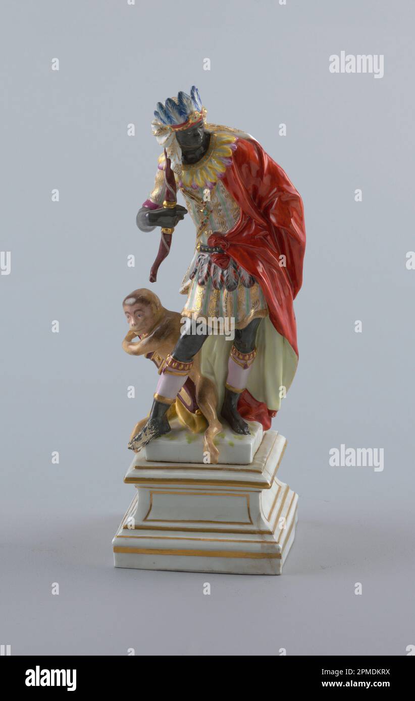 Allegorical Figure of "Africa" Figure; Manufactured by Royal Porcelain ...