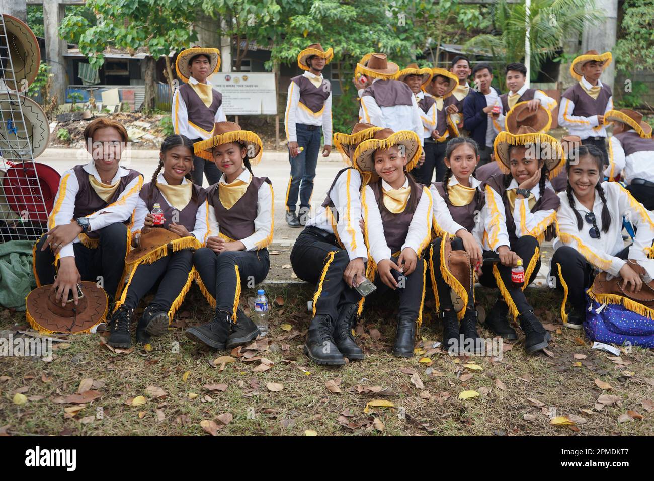 Masbate City, Philippines. 12th April, 2023. Participants of the rodeo ...