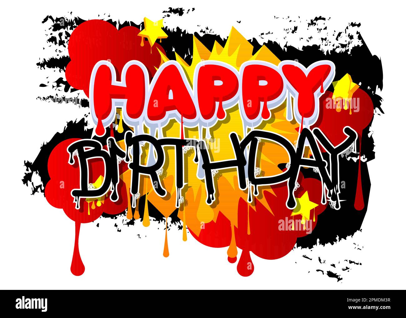 Graffiti Happy Birthday Fonts
