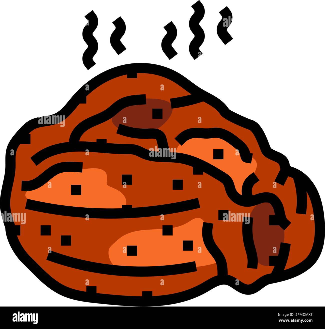 ham smoked color icon vector illustration Stock Vector Image & Art - Alamy