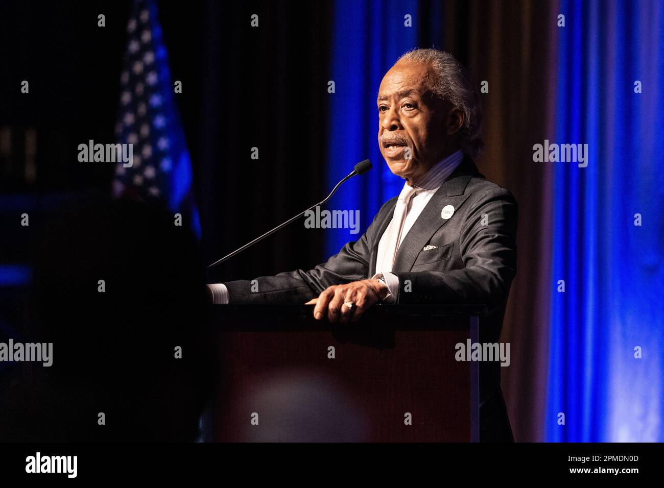Reverend Al Sharpton speaks during NAN 2023 Convention at Sheraton ...