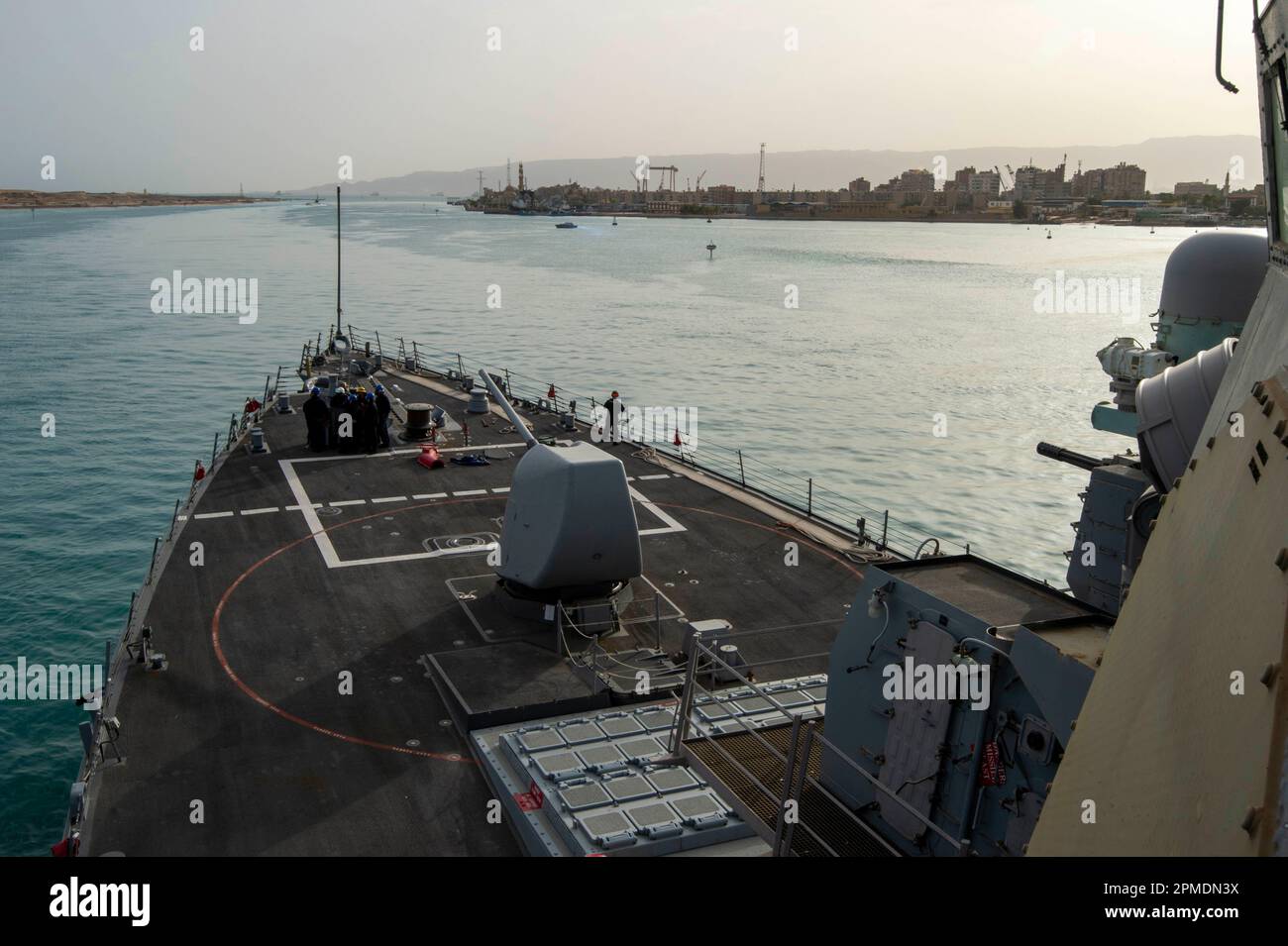 230407-N-NH267-1179 SUEZ CANAL (April 7, 2023) The guided-missile ...