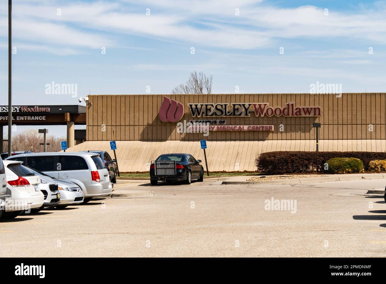 Wesley woodlawn medical center sign hi-res stock photography and images ...