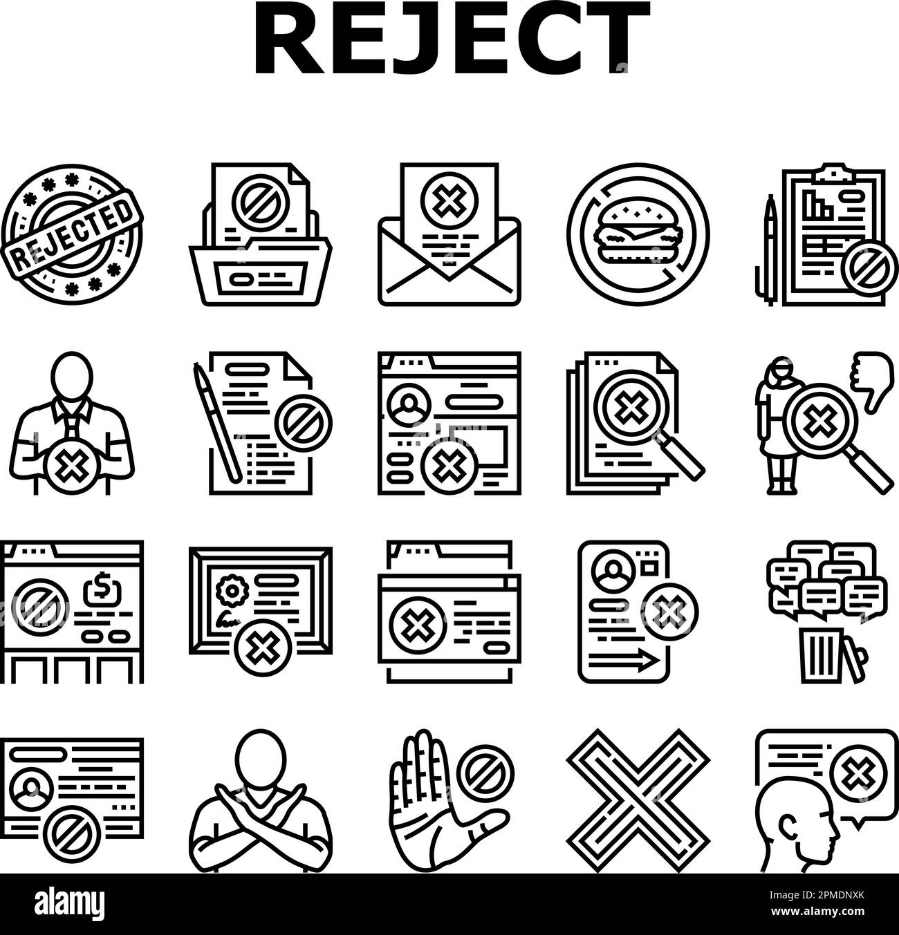 Body language stamp Stock Vector Images - Alamy