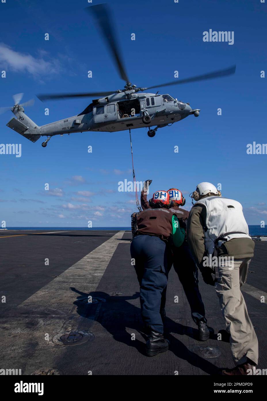 230410-N-OX847-1302 IONIAN SEA (April 10, 2023) An MH-60S Nighthawk ...