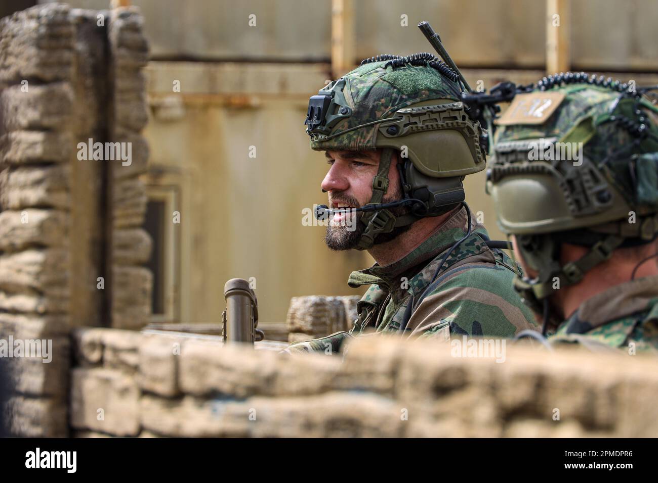 Dutch Marines with Marine Squadron Carib, Netherlands Marine Corps ...
