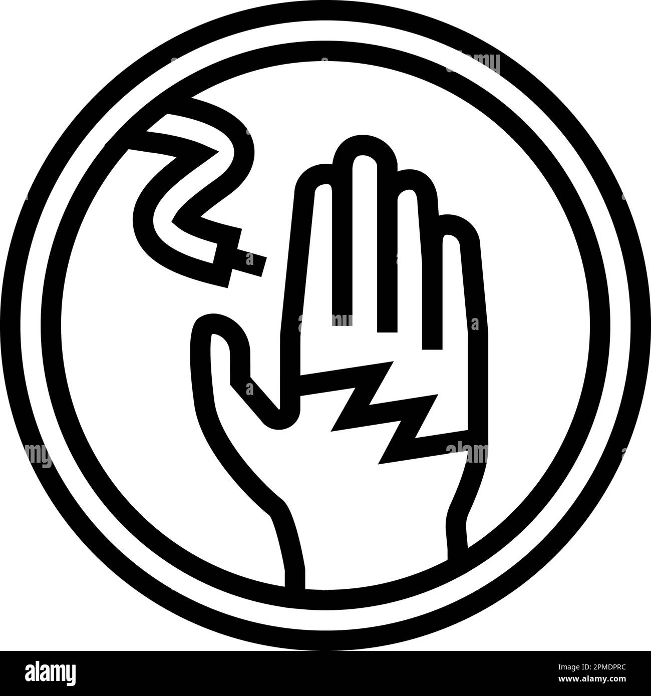 voltage electricity line icon vector illustration Stock Vector Image ...