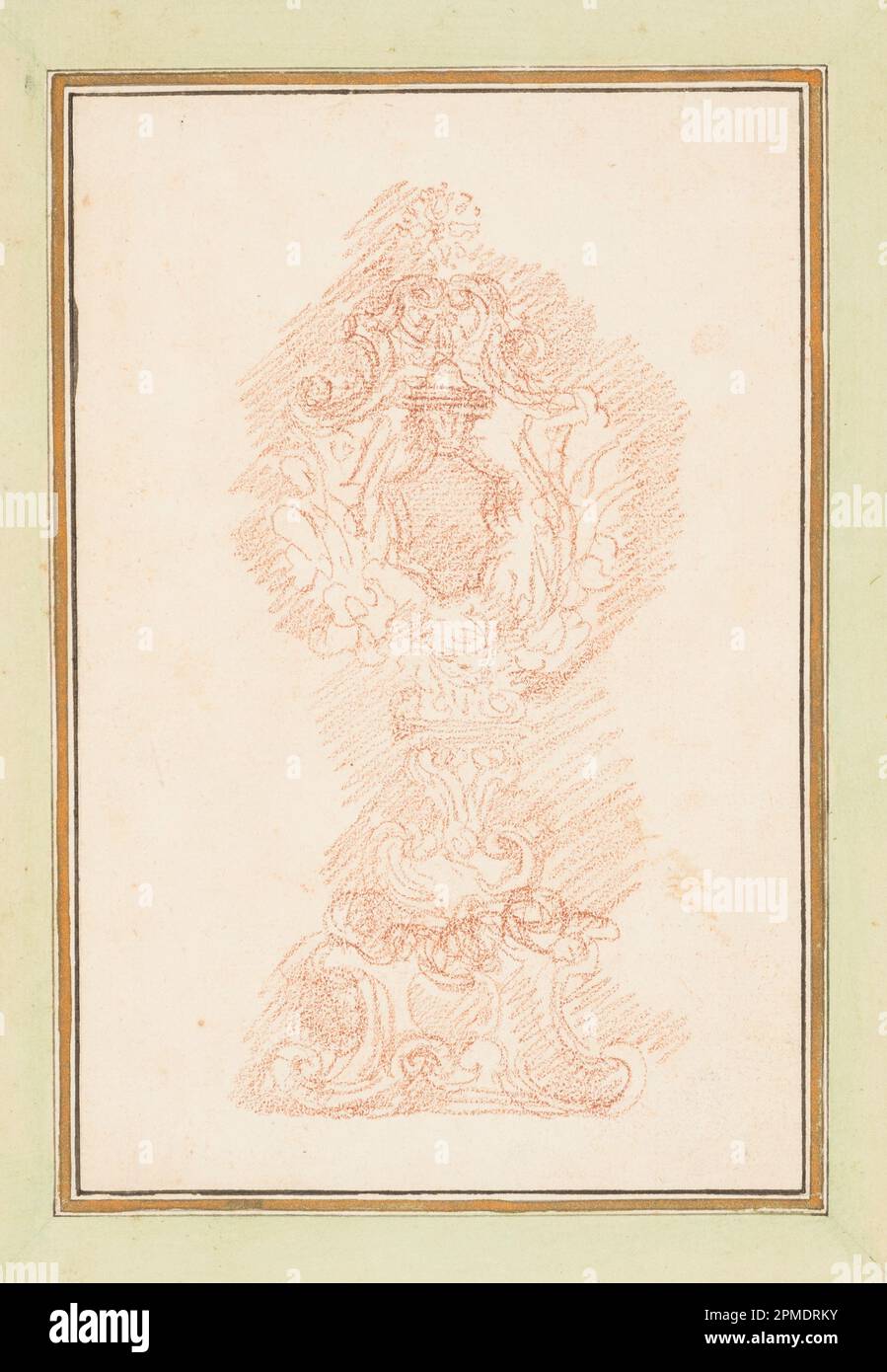 Drawing, Monstrance; Jean-Robert Ango (French, active in Rome 1759 ...