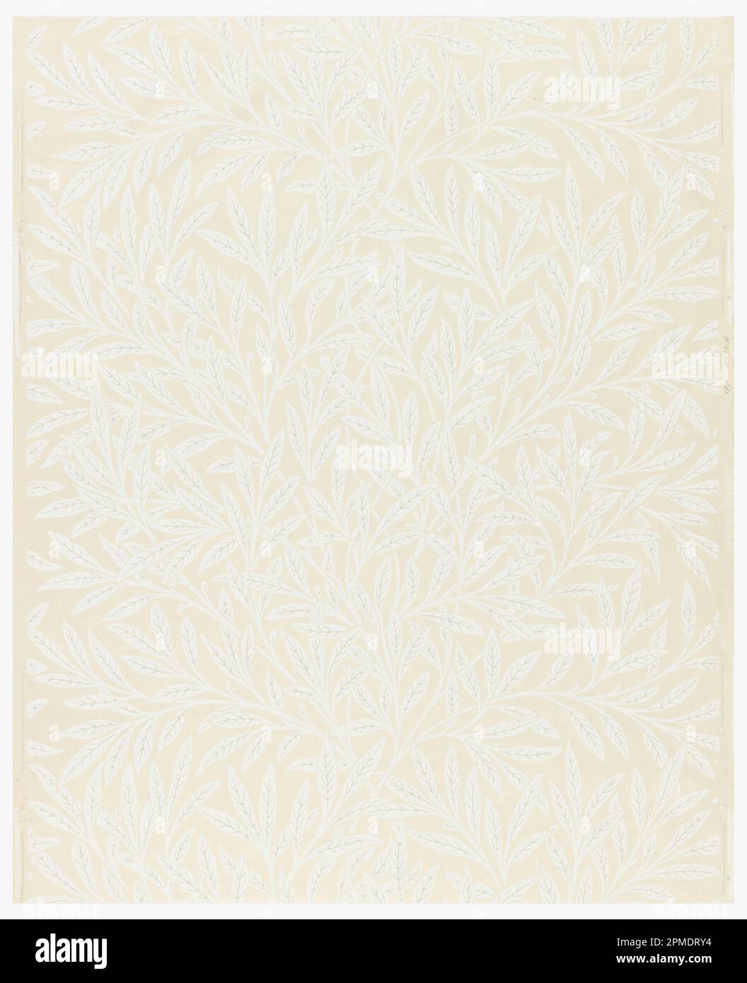 Sidewall, Willow; England; block-printed on paper; 68.5 x 56 cm (26 15/ ...