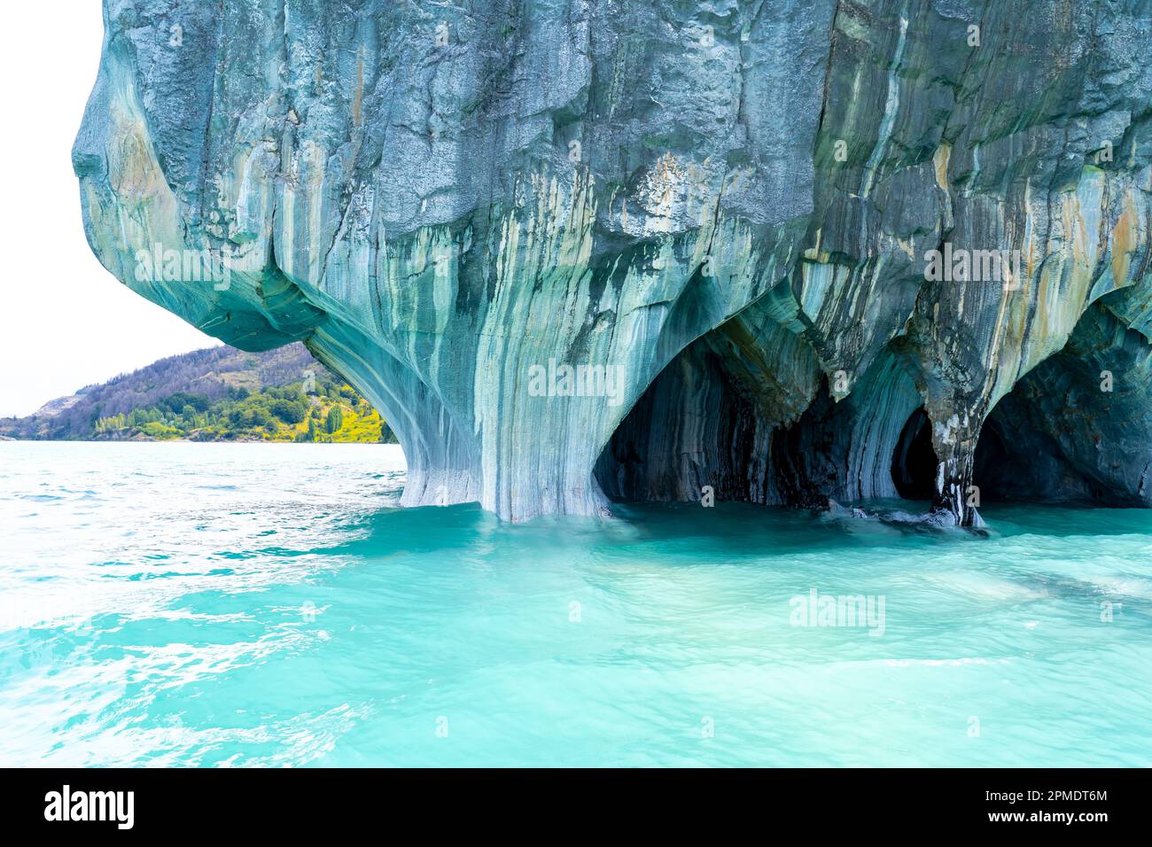 Marble Caves on Lake General Carrera, Patagonia, Chile Stock Photo - Alamy
