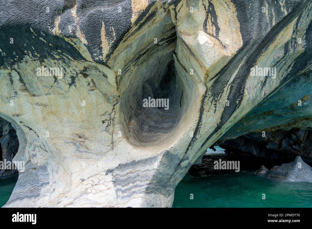 Marble Caves on Lake General Carrera, Patagonia, Chile Stock Photo - Alamy