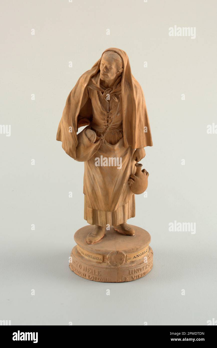 Vecchia Contadina (Old Farm Woman) Figure; Designed by Angelo Leone ...