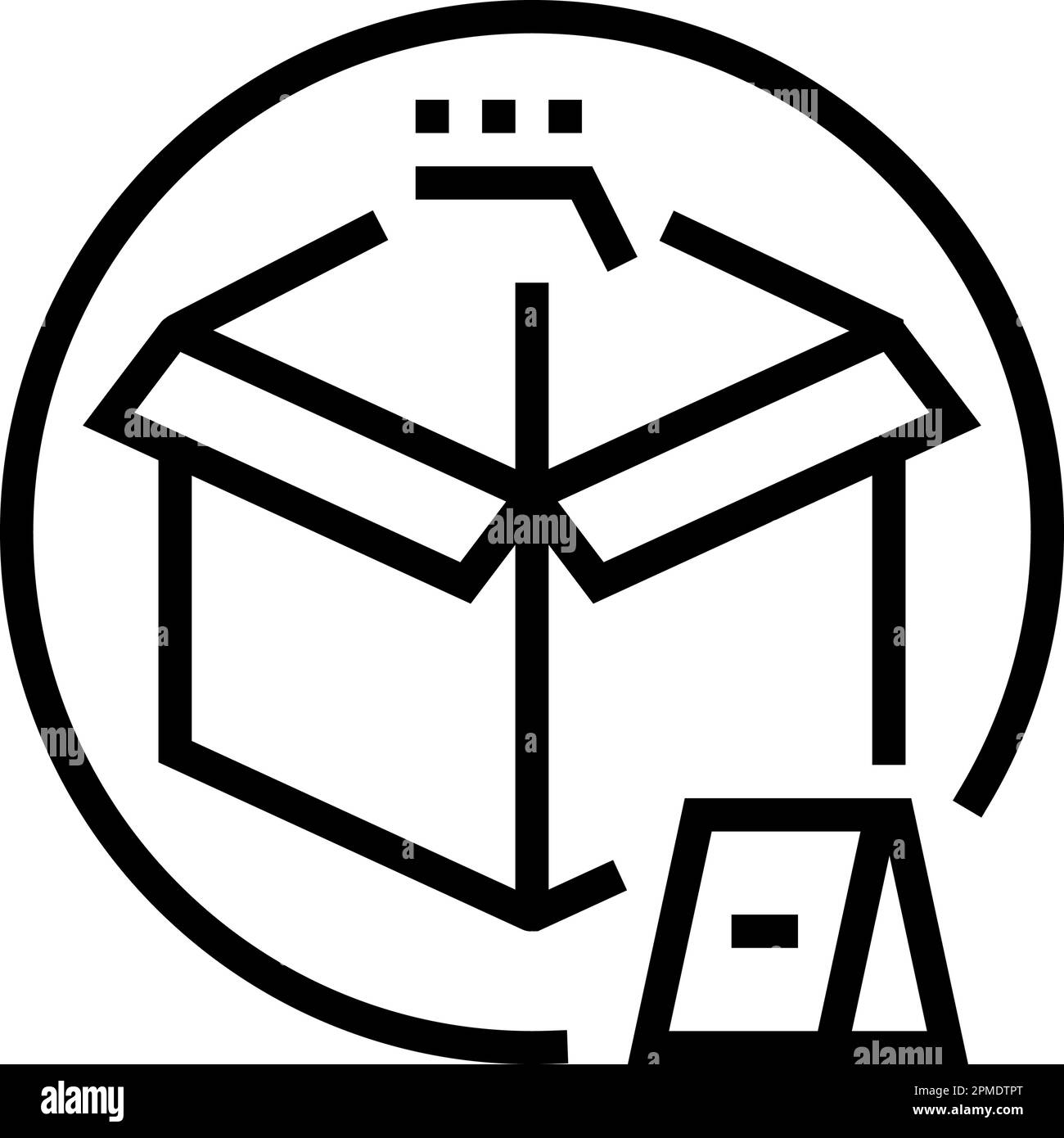 demonstrative evidence crime line icon vector illustration Stock Vector ...