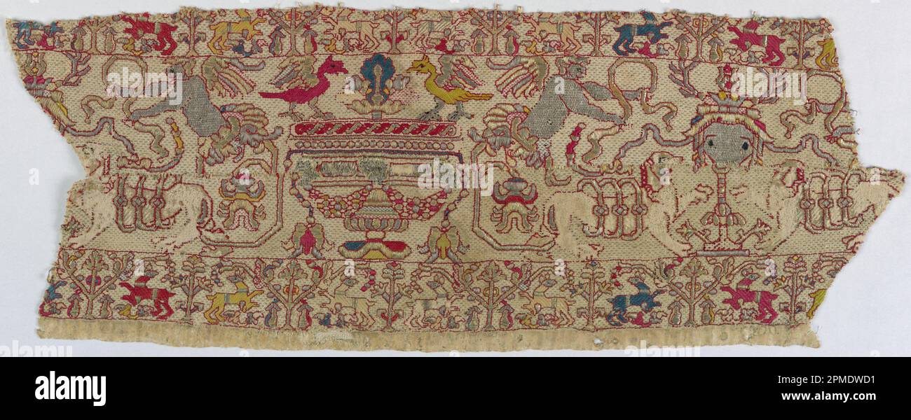 Band (Italy); linen, silk, metal thread; Bequest of Richard Cranch ...