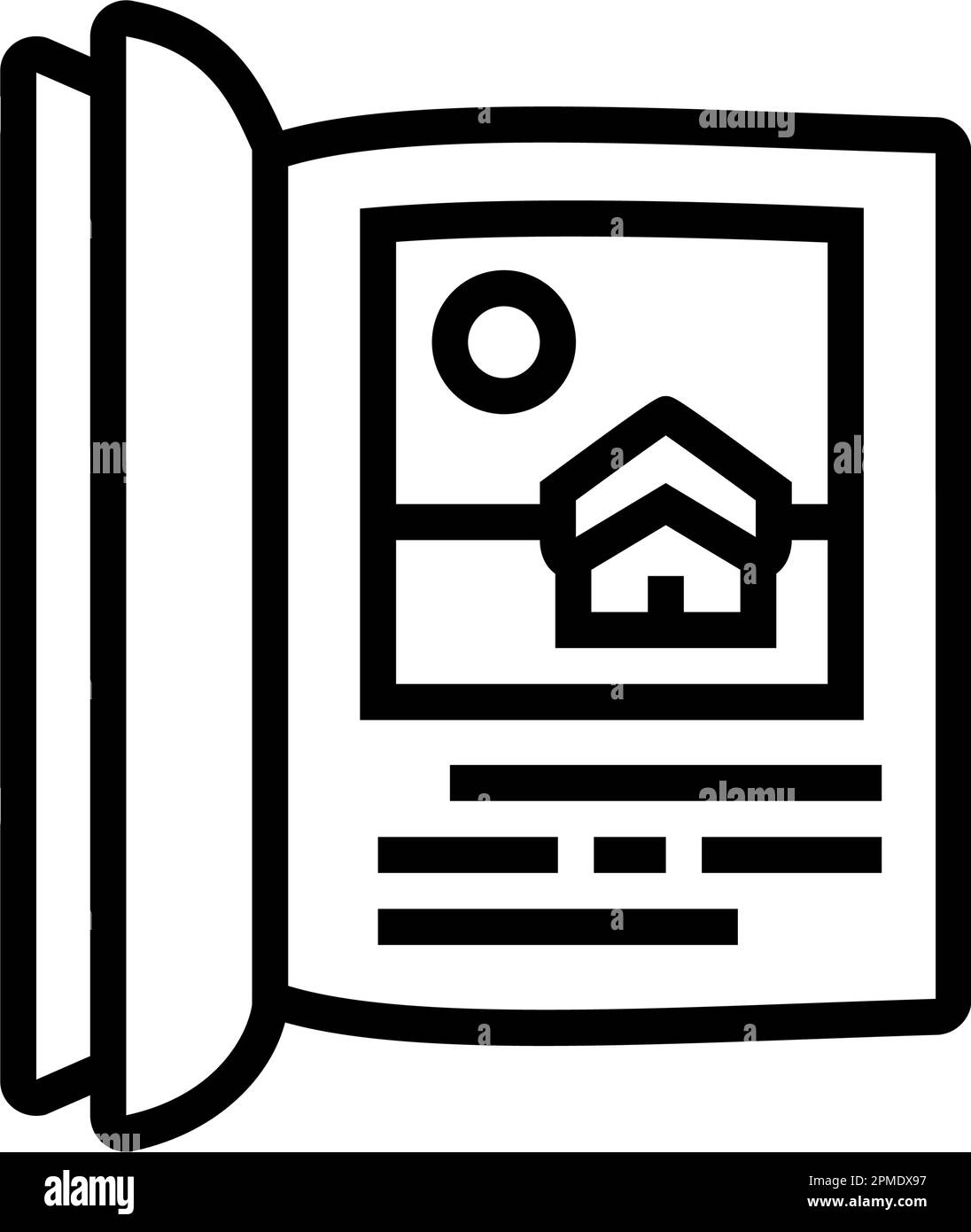 reading child fun line icon vector illustration Stock Vector Image ...