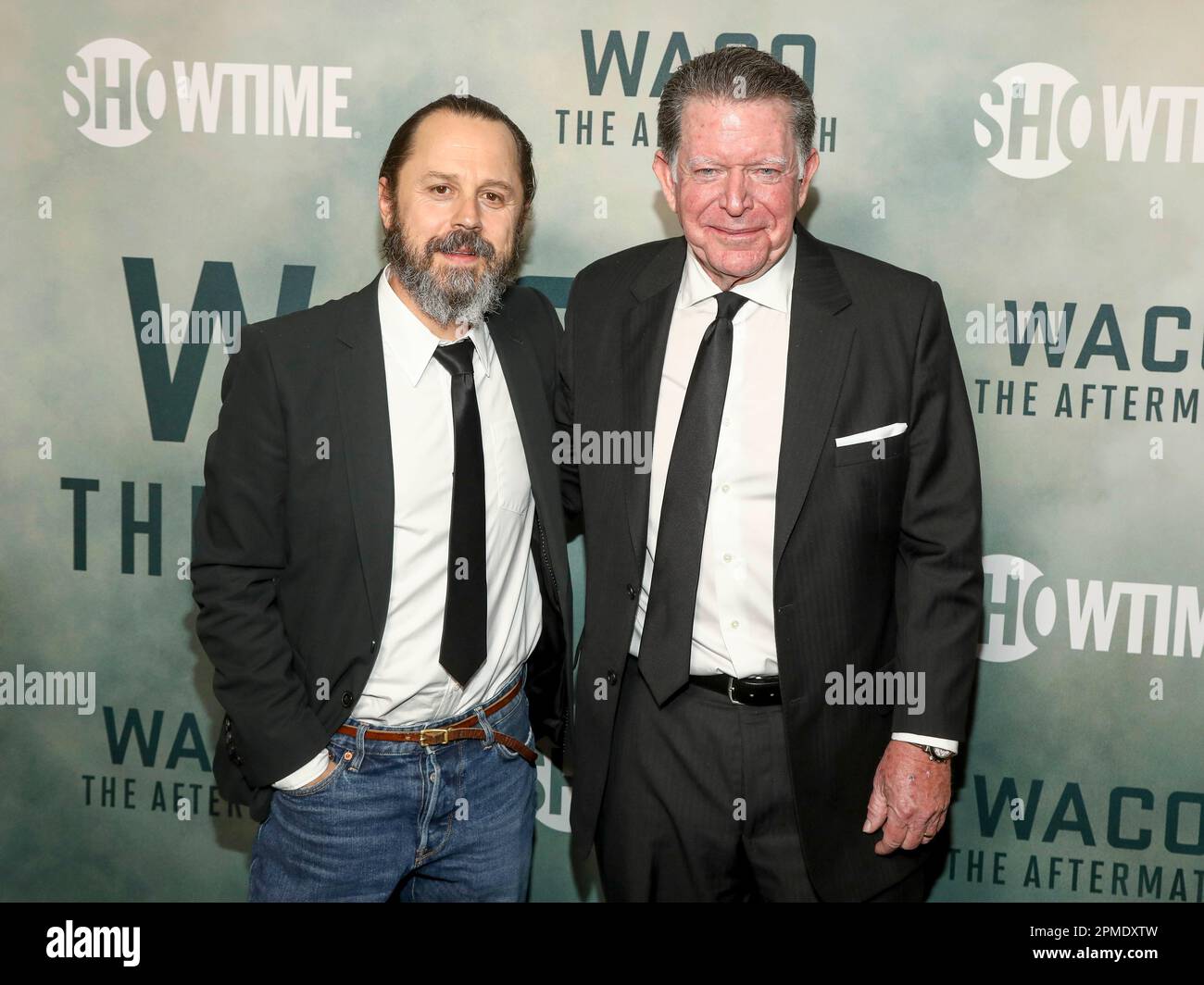 Actor Giovanni Ribisi, left, and defense attorney Dan Cogdell, right ...