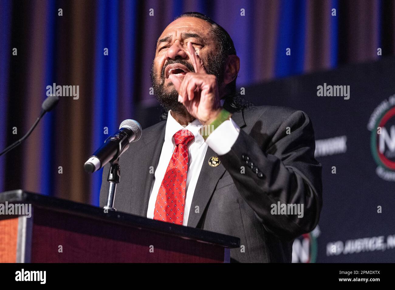 Congressman Al Green speaks during NAN 2023 Convention at Sheraton ...