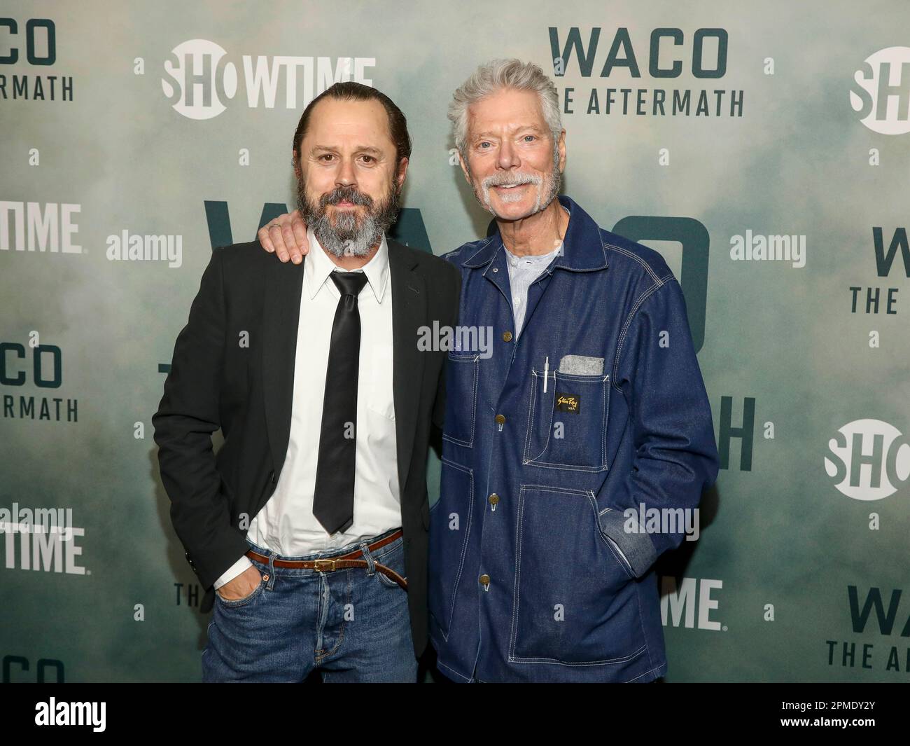 Actors Giovanni Ribisi, left, and Stephen Lang, right, attend the ...