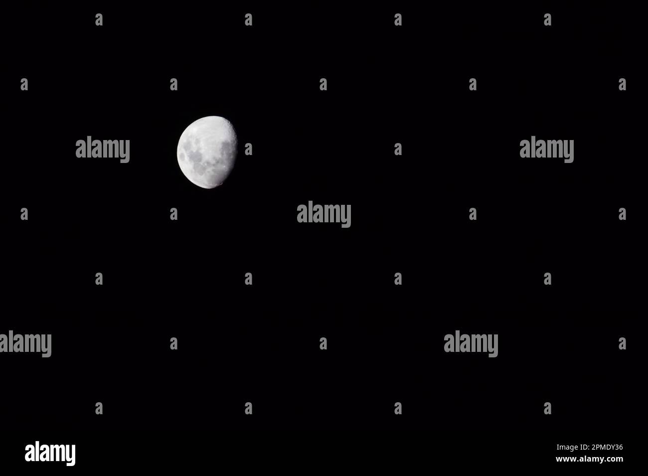 "Celestial Beauty: The Moon on March 2, 2023 Stock Photo - Alamy