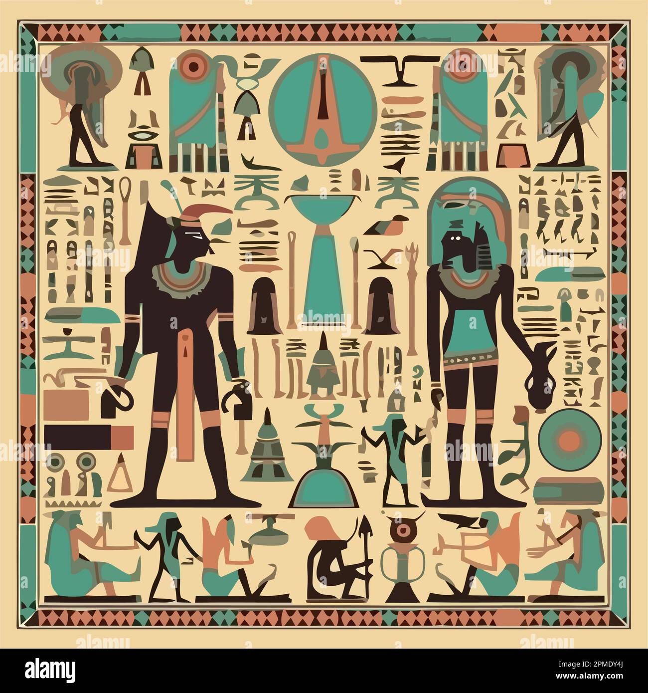 Egyptian cultures Stock Vector Images - Alamy