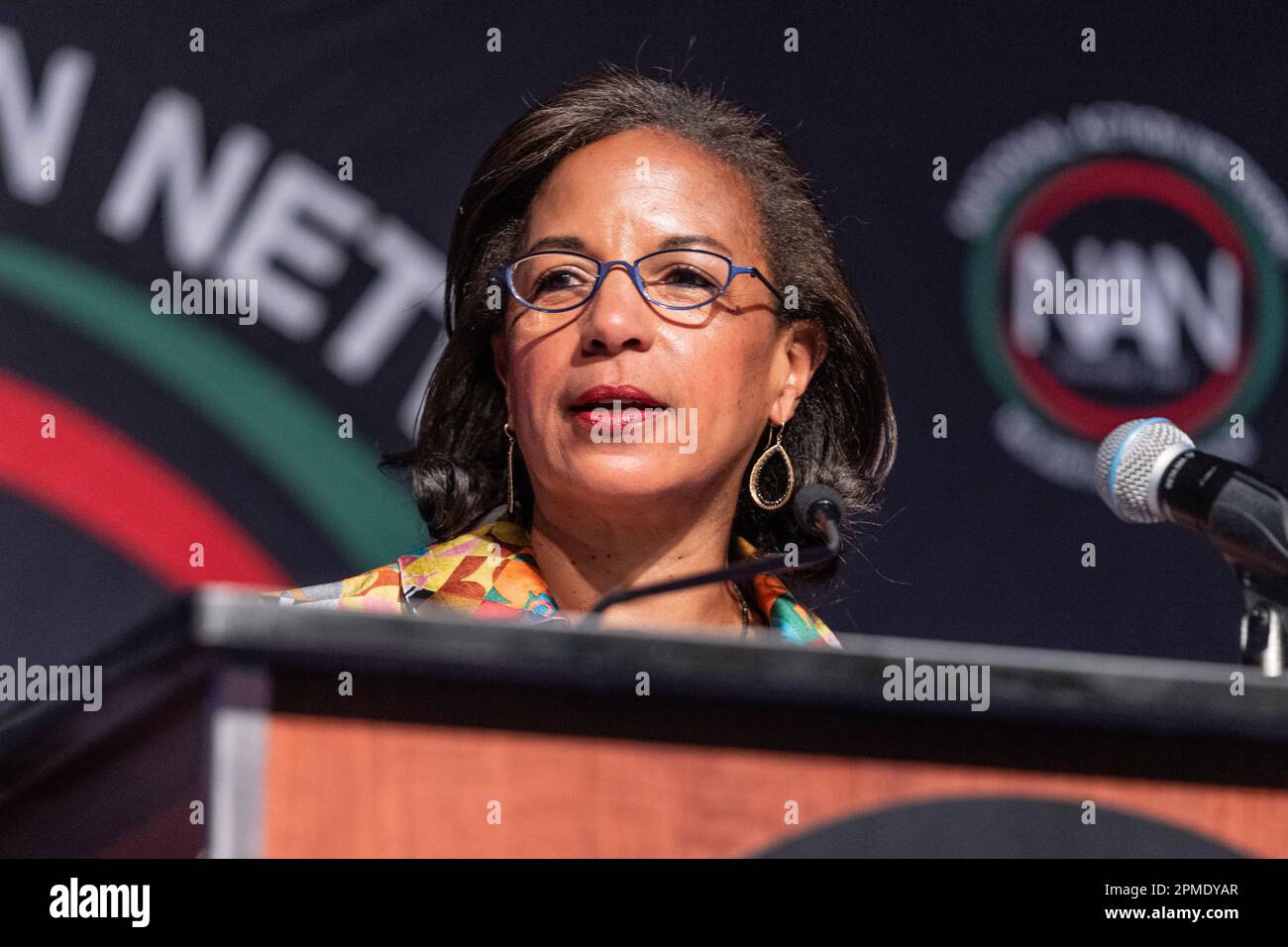 Domestic Policy Advisor at White House Susan Rice speaks during NAN ...