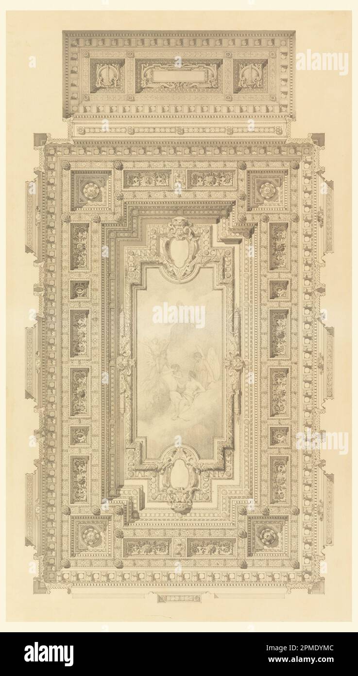 Drawing, Ceiling of Courtroom, Federal Building, Cleveland, OH ...