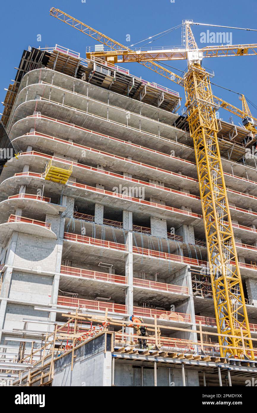 Miami Beach Florida North Beach,high rise rises skyscraper skyscrapers ...