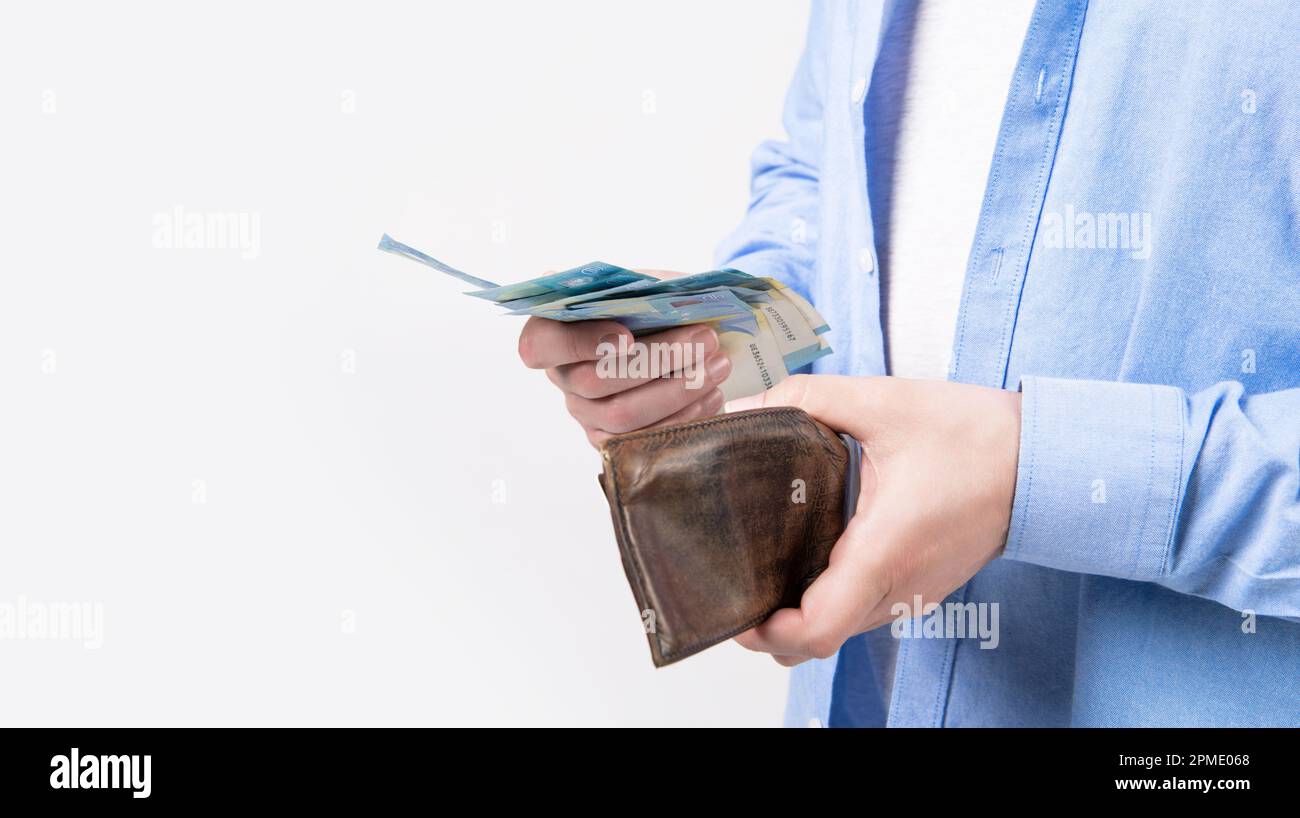 selective focus photo of man with cash money. man with cash money ...