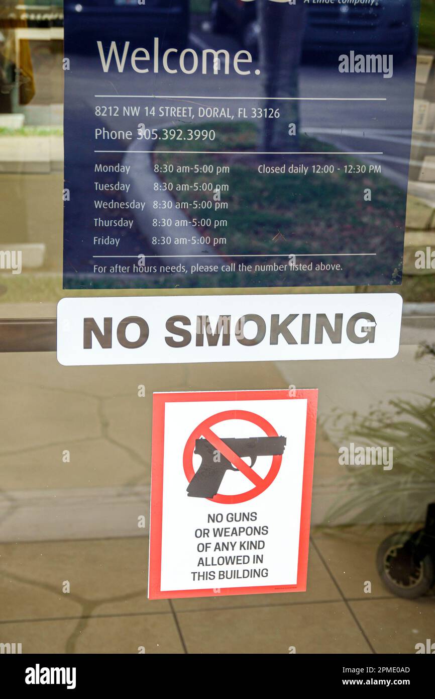 Miami Doral Florida,warehouse district no smoking guns weapons,outside ... Miami Doral Florida,warehouse district no smoking guns weapons,outside ...