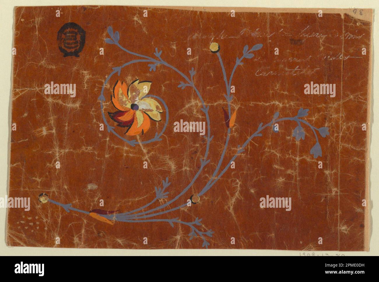 Woven flower scroll hi-res stock photography and images - Alamy