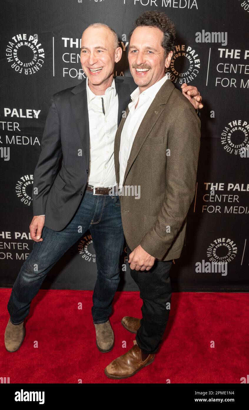 Bronx, New York, USA. 12th Apr, 2023. Joel Fields and Matthew Rhys ...