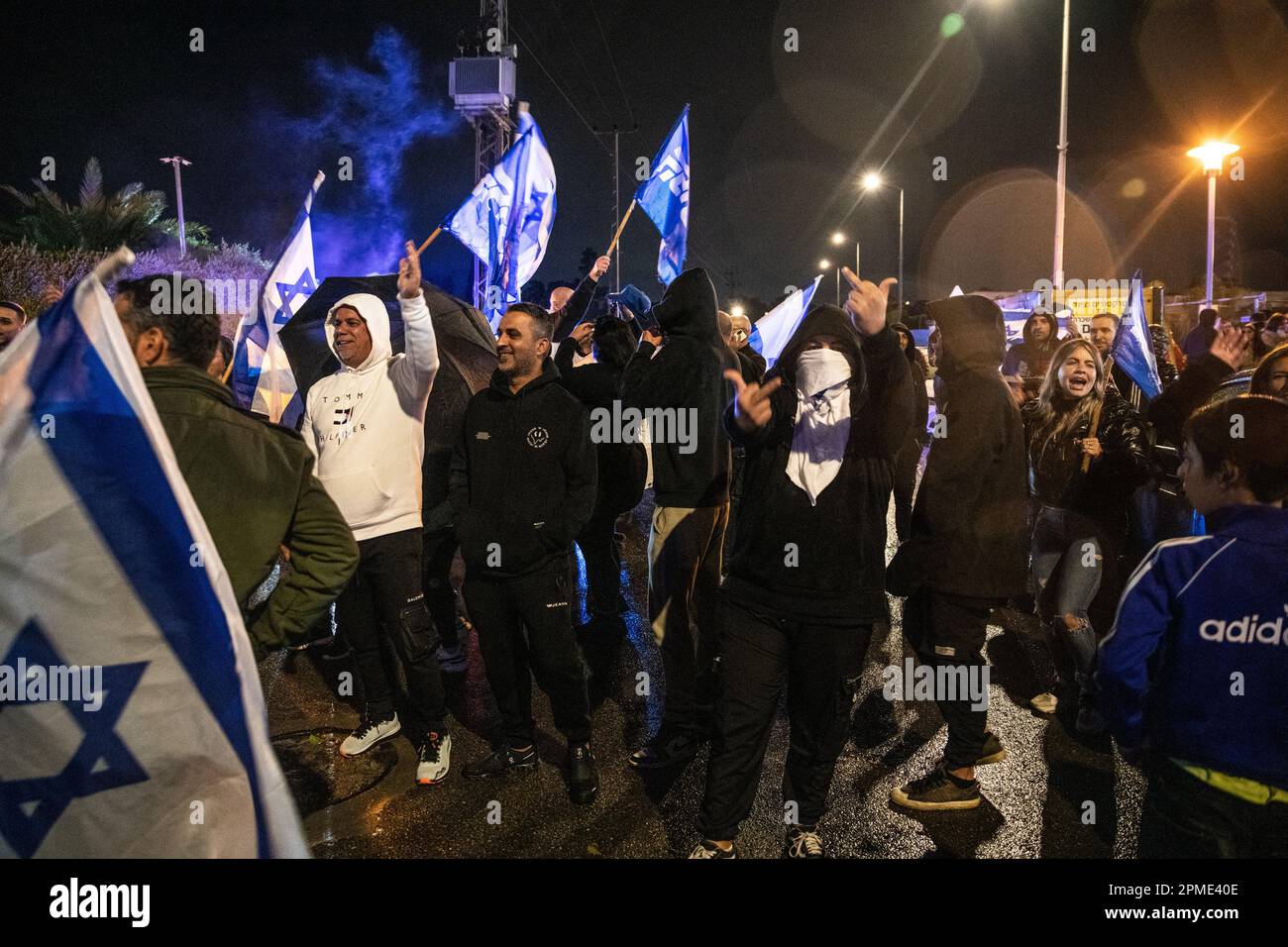 Likud party flags hi-res stock photography and images - Alamy
