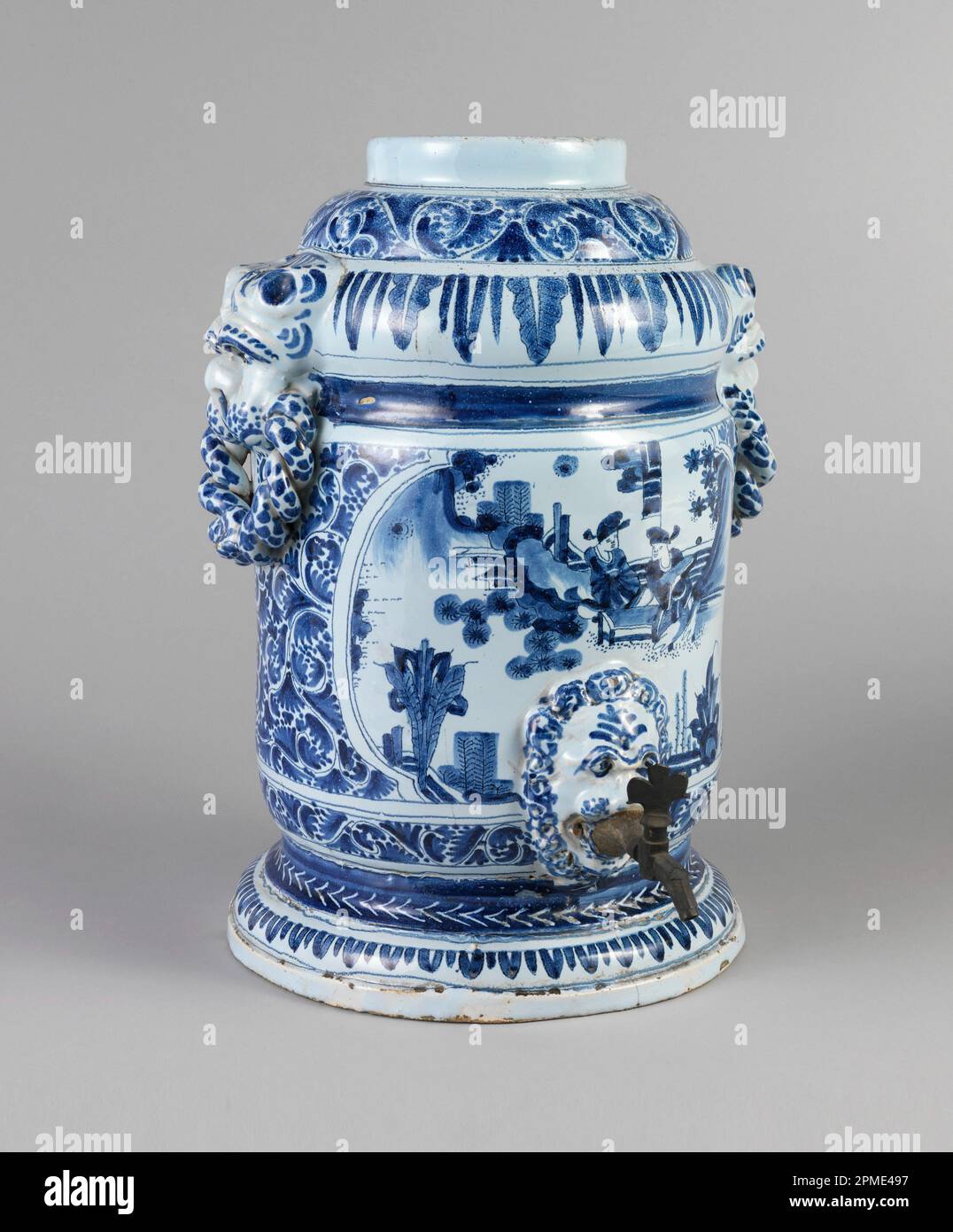 Fountain (France); tin-glazed earthenware Stock Photo - Alamy