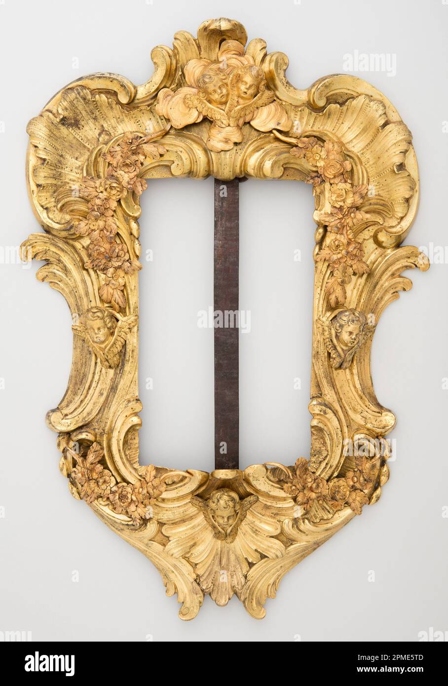 Frame (France); cast and gilt bronze, cast iron Stock Photo - Alamy