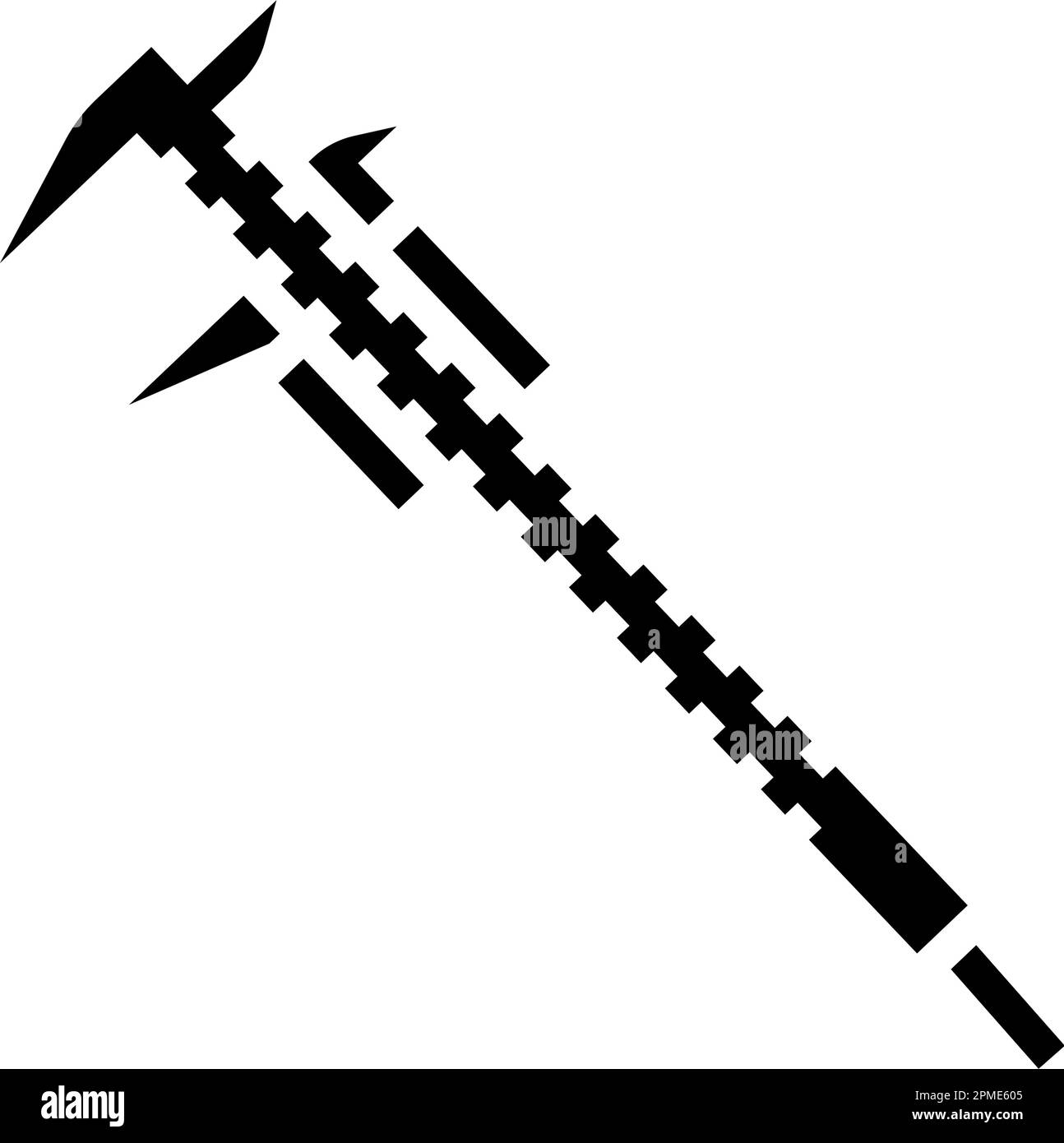 vernier gauge tool work glyph icon vector illustration Stock Vector ...