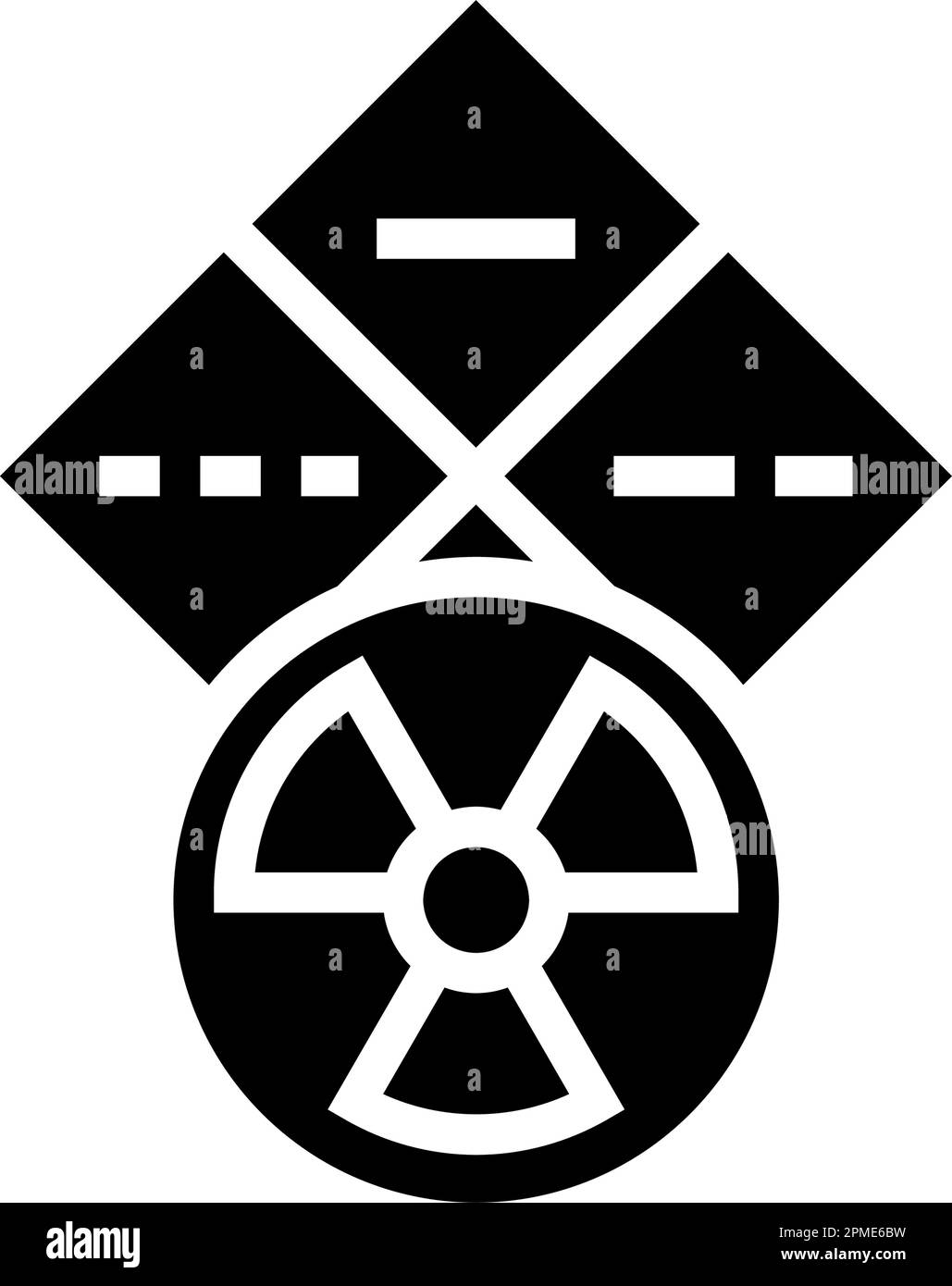 hazardous materials tool work glyph icon vector illustration Stock ...