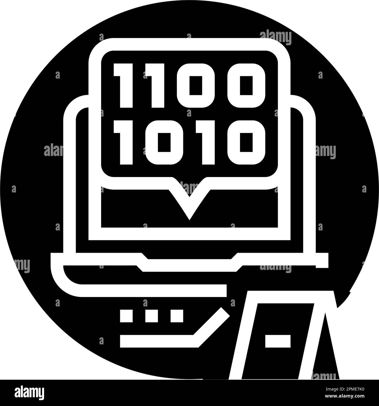 digital evidence crime glyph icon vector illustration Stock Vector ...