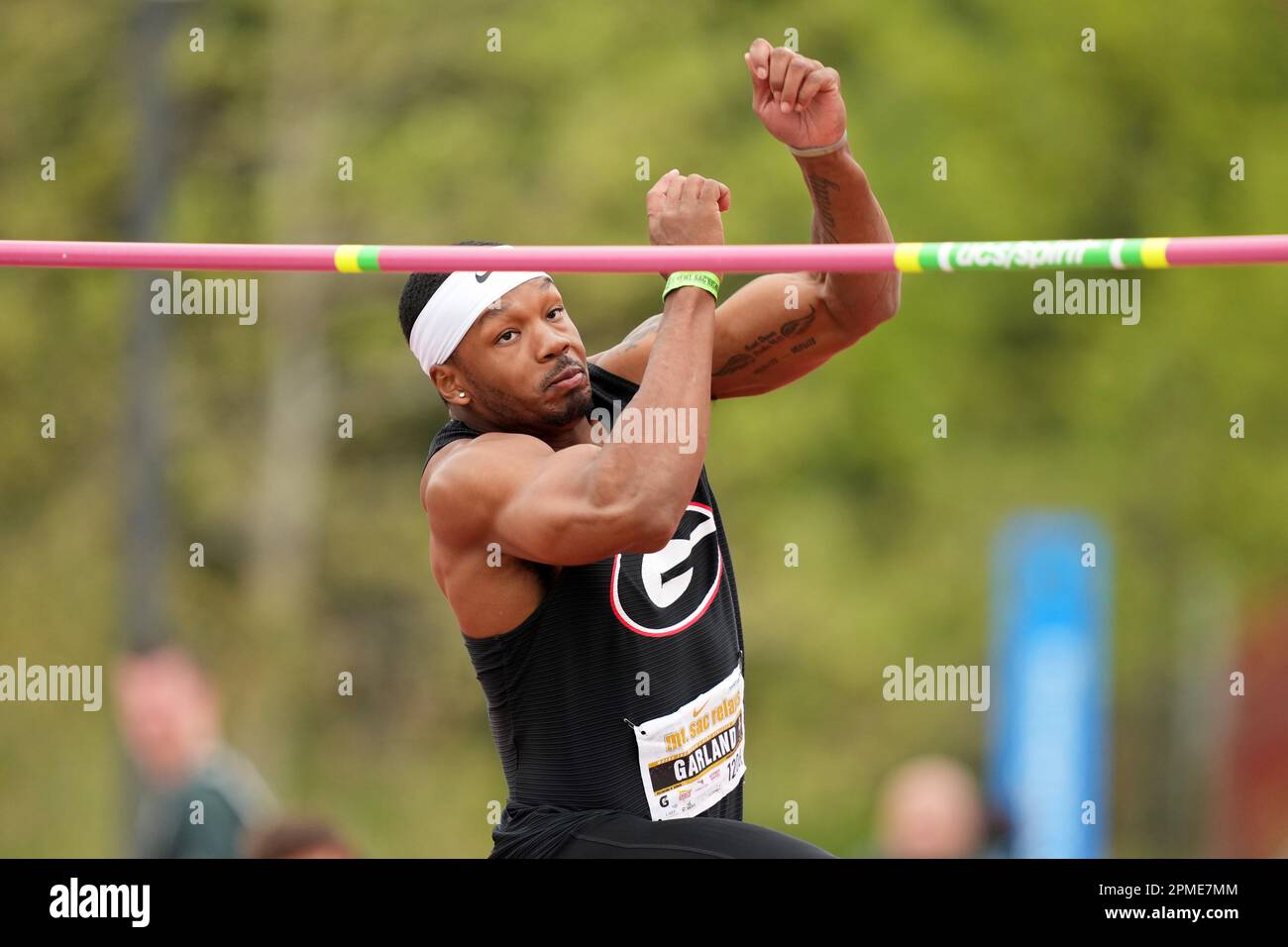 Walnut, United States. 12th Apr, 2023. Kyle Garland of Georgia competes ...