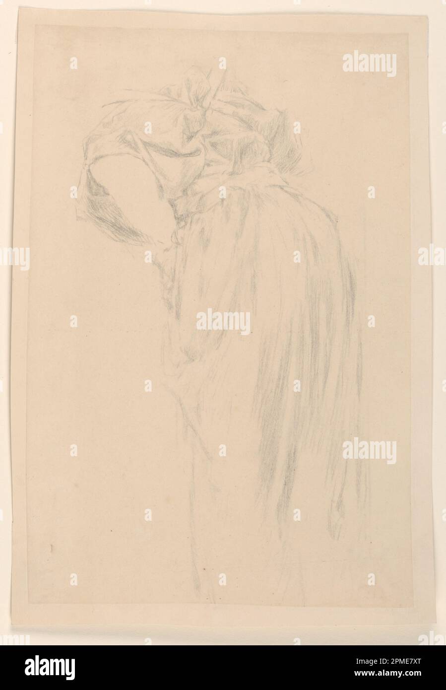 Drawing, Study for a woman, “Vintage Festival,” Mendelssohn Glee Club ...