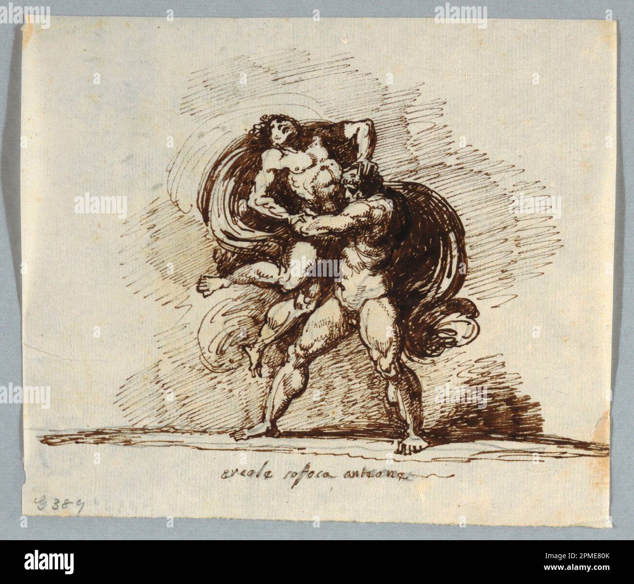 Antaeus and hercules drawing hi-res stock photography and images - Alamy