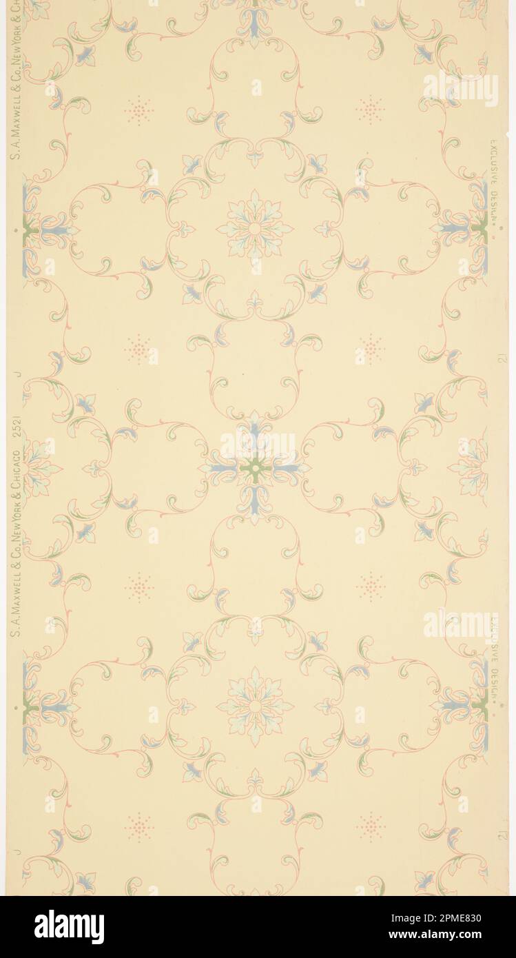 Ceiling Paper (USA); Manufactured by Maxwell & Co., S.A. (United States ...