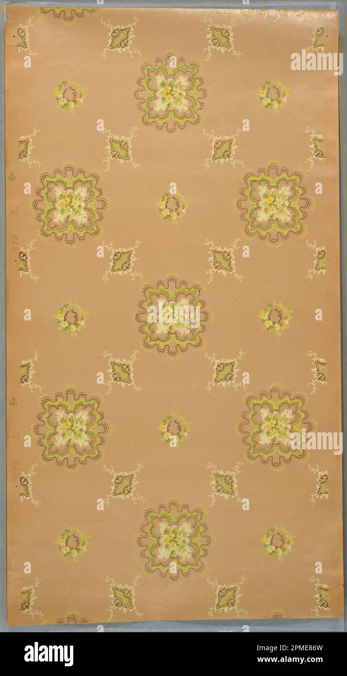 Ceiling Paper (USA); Manufactured by Cresswell & Washburn Ltd; machine ...