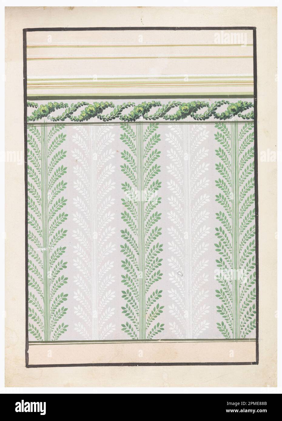 Wallpaper design this is a drawing it is dated 184 Cut Out Stock Images ...