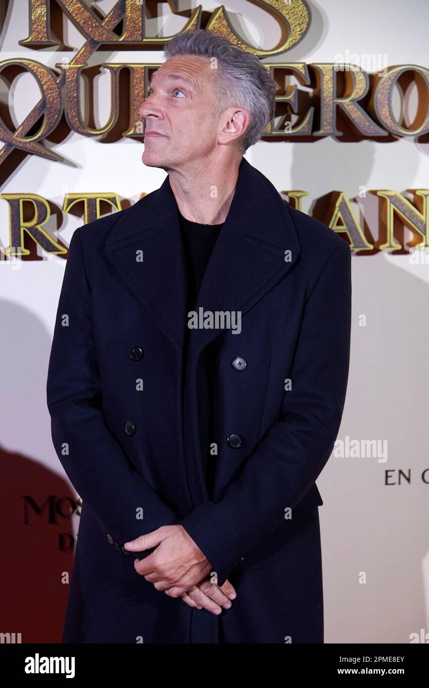 Madrid, Spain. 12th Apr, 2023. Vincent Cassel attends the ''Los Tres ...