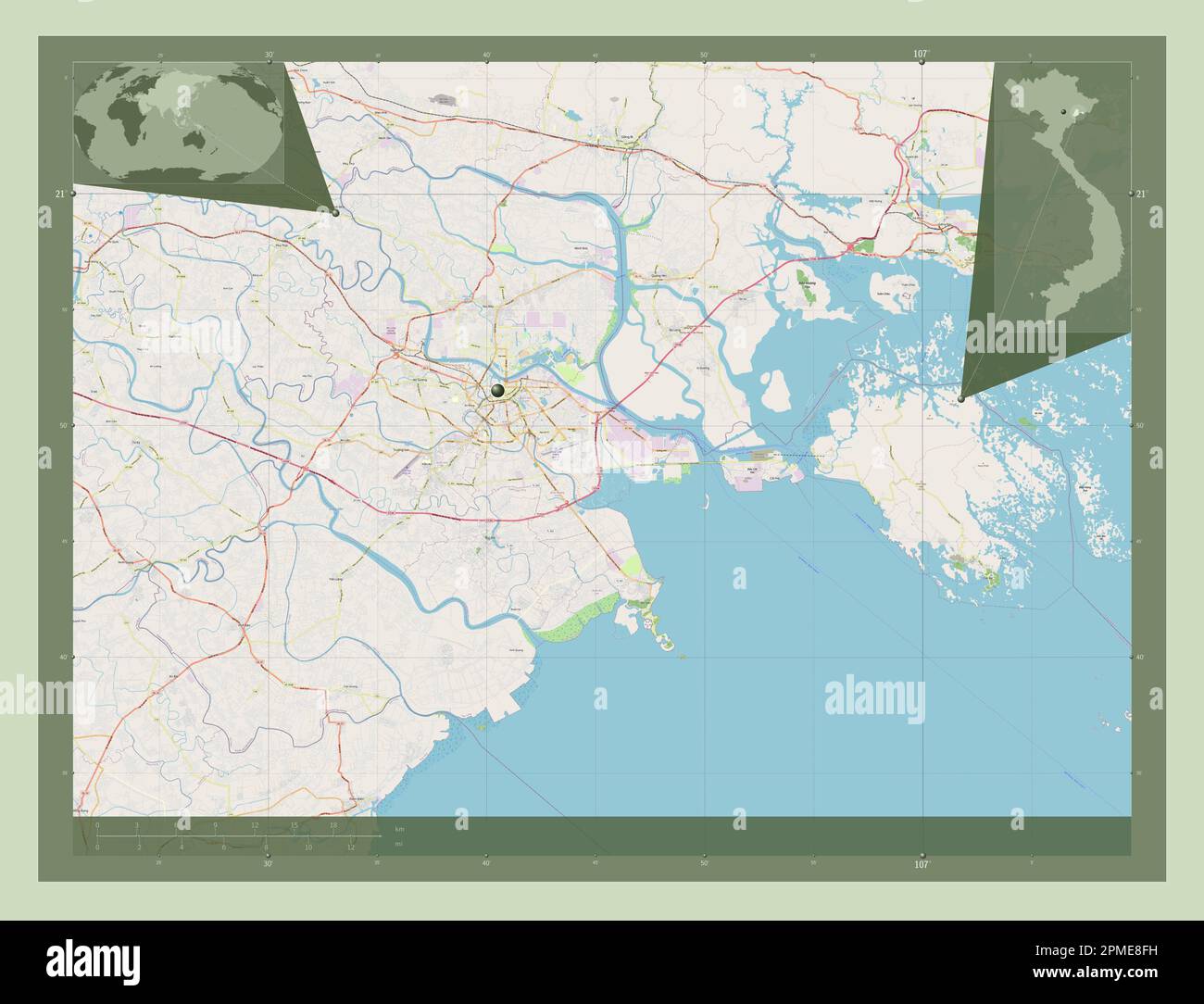 Hai Phong, city|municipality|thanh pho of Vietnam. Open Street Map ...